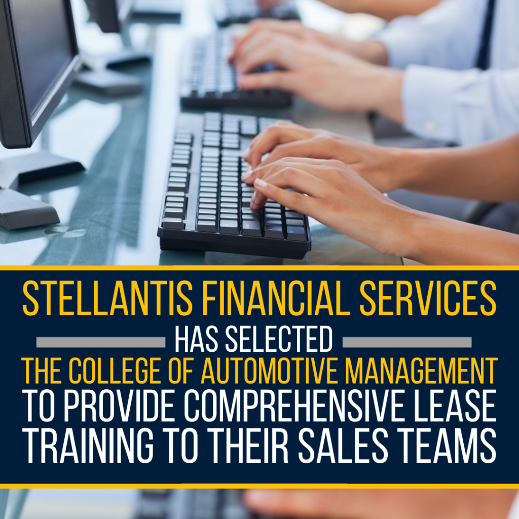 Stellantis FS has selected CAM's Leasing course to train their teams